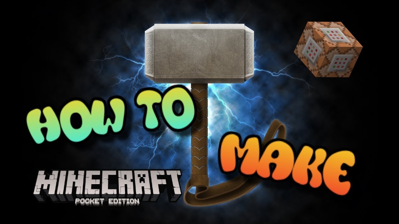 How to make Thor’s hammer in Minecraft - YouTube