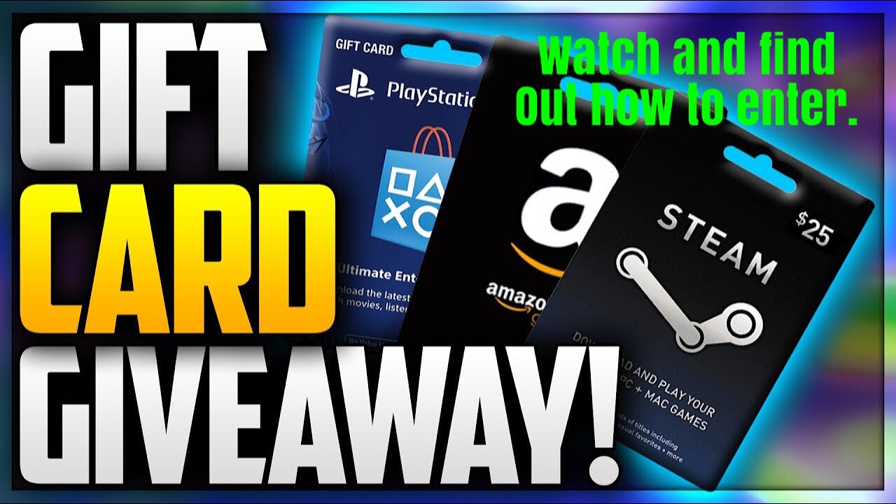 Giveaway has ENDED! How to enter my free Gift Card give away - YouTube