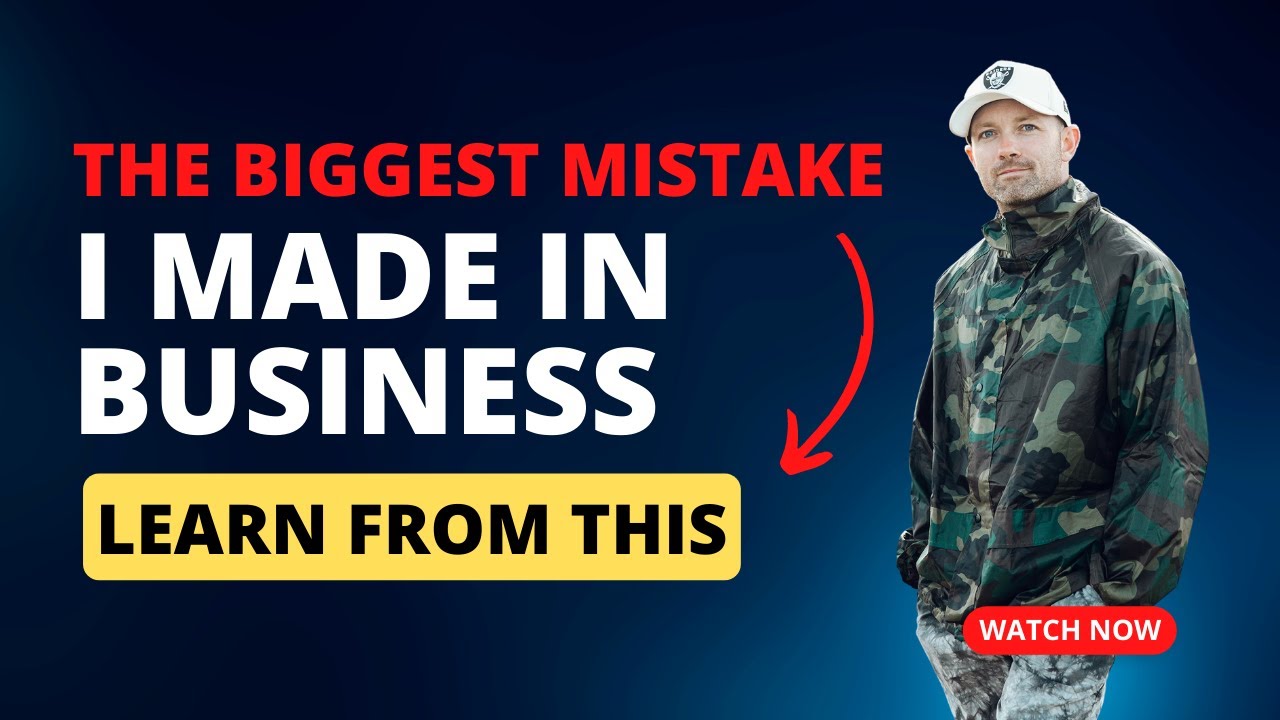 The Biggest Mistake I Made In Business - YouTube