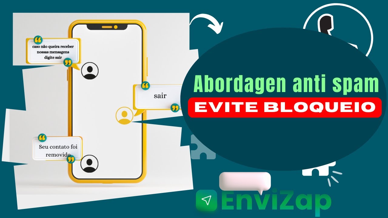 Mensagem de abordagem anti spam Bloqueando contatos automaticamenteevite bloqueio - YouTube