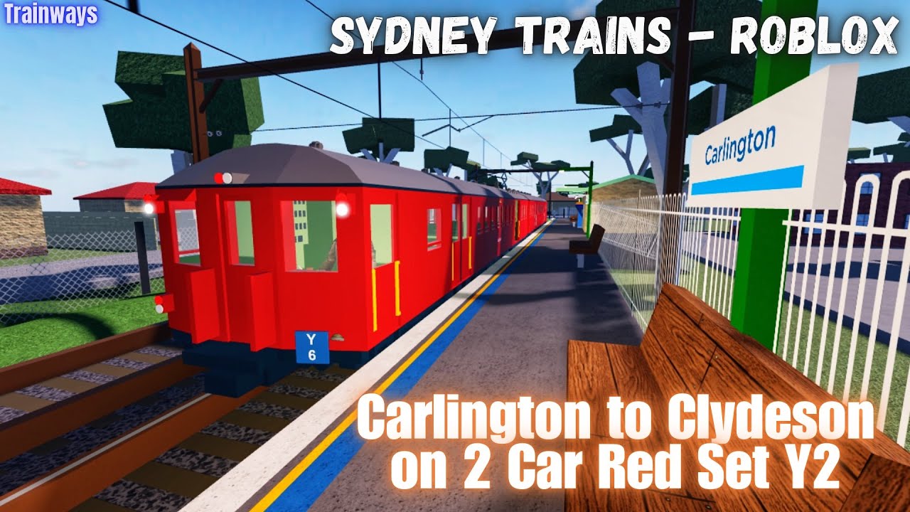Sydney Roblox Trains Episode 15: Carlington to Clydeson on 2 Car Red ...