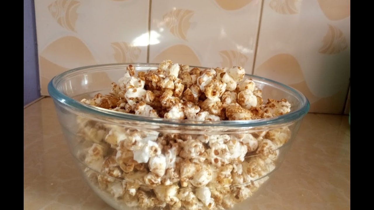 POPCORN RECIPE| HOW TO MAKE PERFECT POPCORN AT HOME| PERFECT CARAMEL ...