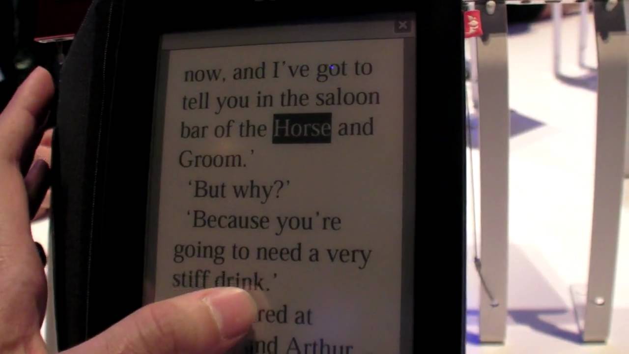 Sony Reader Touch Edition - YouTube