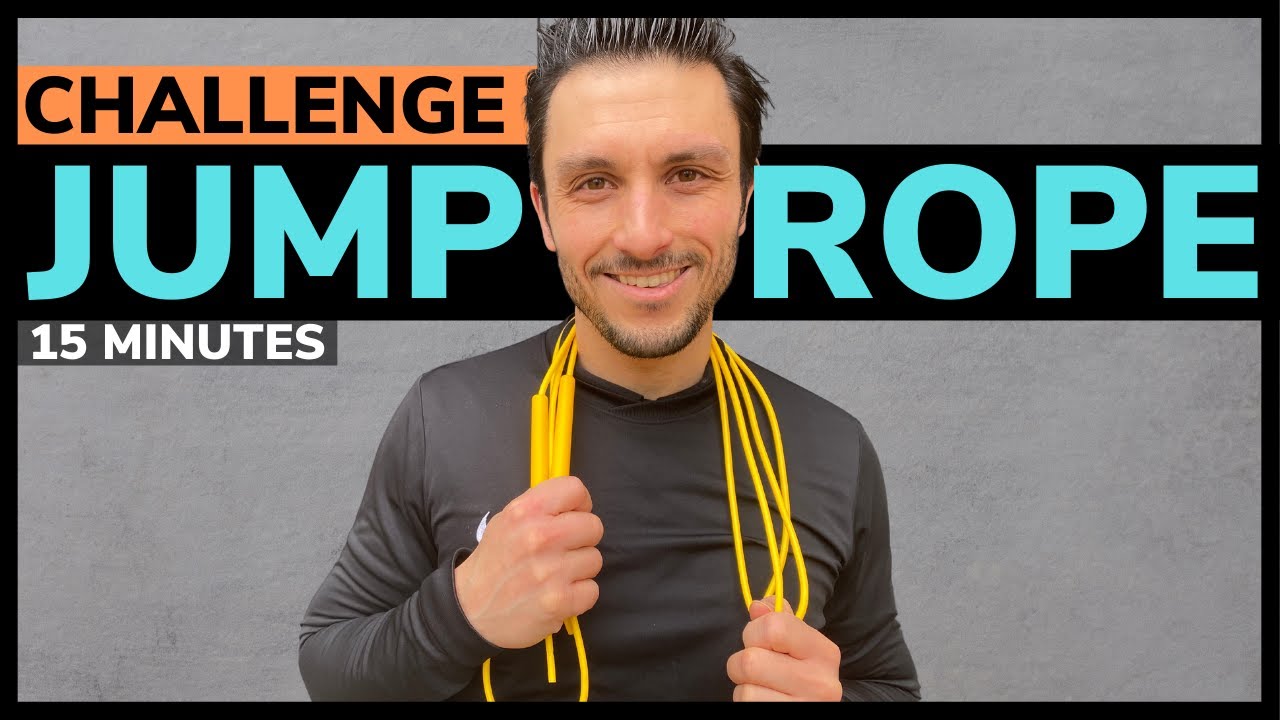 HIIT Jump Rope Calorie Burn Workout // 15 Minute Jump Rope Challenge ...