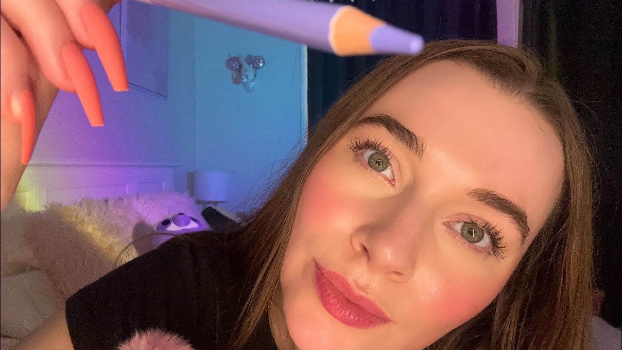 ASMR Drawing On Your Face (Up-Close, Your Face Is My Canvas) ️🎨 - YouTube