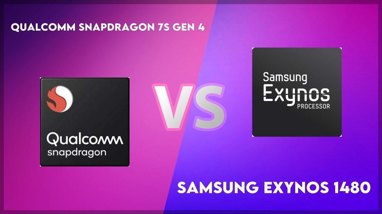 Qualcomm Snapdragon 7s Gen 4 vs Samsung Exynos 1480 Technical ...