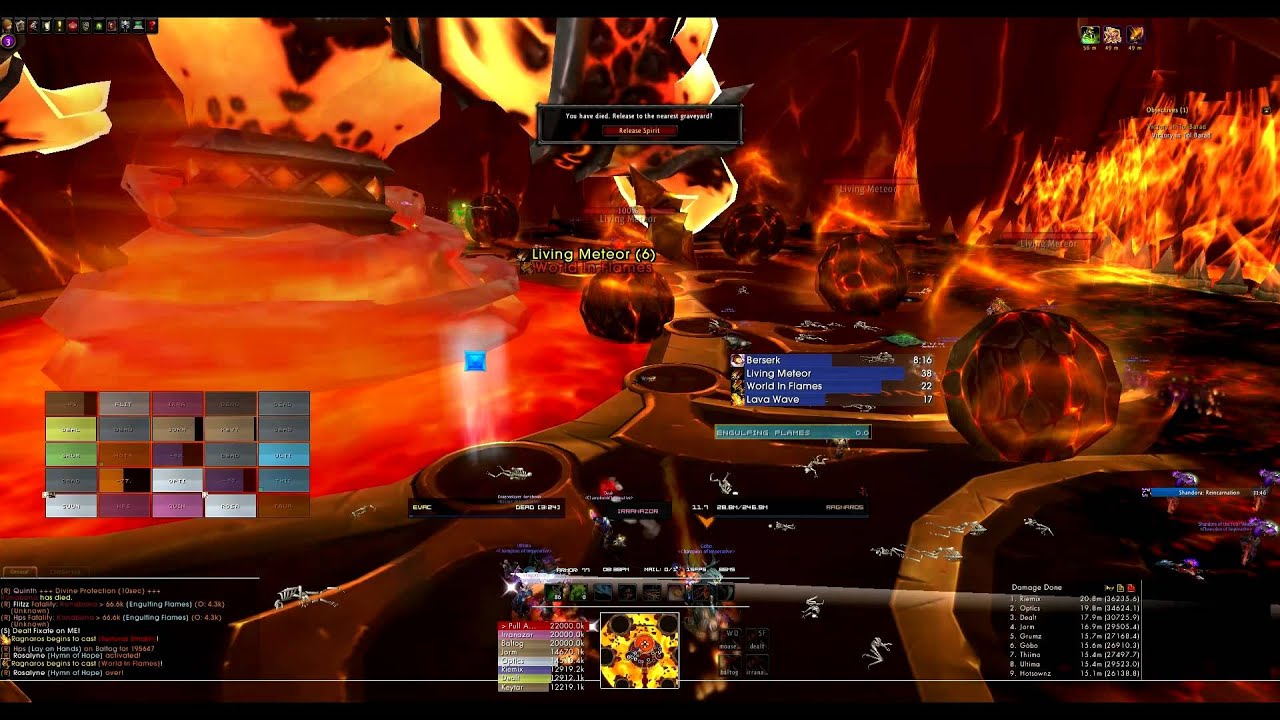 Imperative sees Ragnaros' LEGS - YouTube