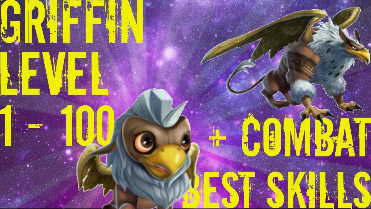 Monster Legends - Griffin - Level 1 to 100 - YouTube