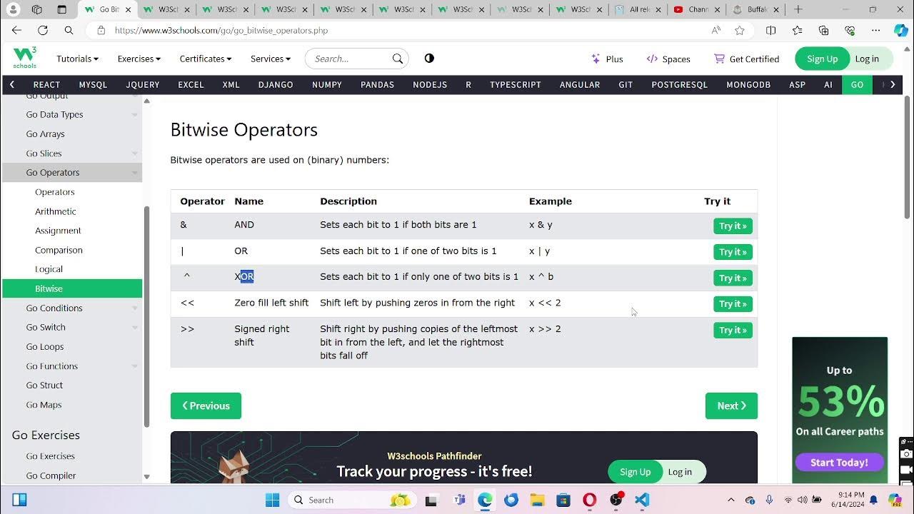 Go Lang Video Tutorial 10 - Go Operators - YouTube