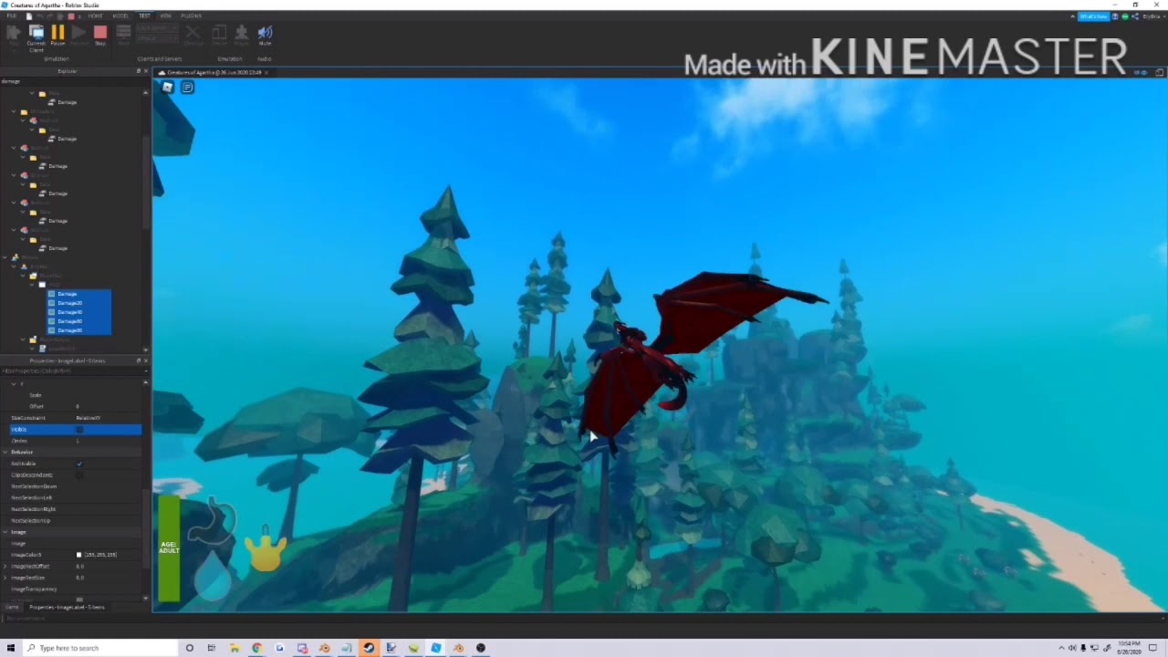 Roblox: Creatures of Agartha - progress - YouTube