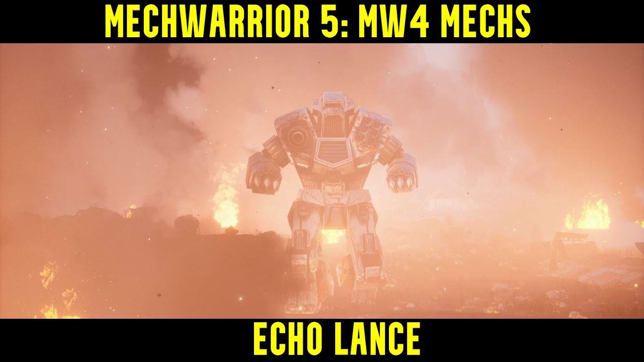 Mechwarrior 5: MW4 Mechs -ECHO Lance Trailer - YouTube