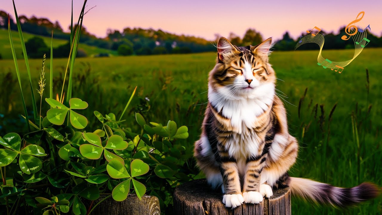 Anxiety Relief for Cats – Ambient Tones for Multi Cat Harmony - YouTube