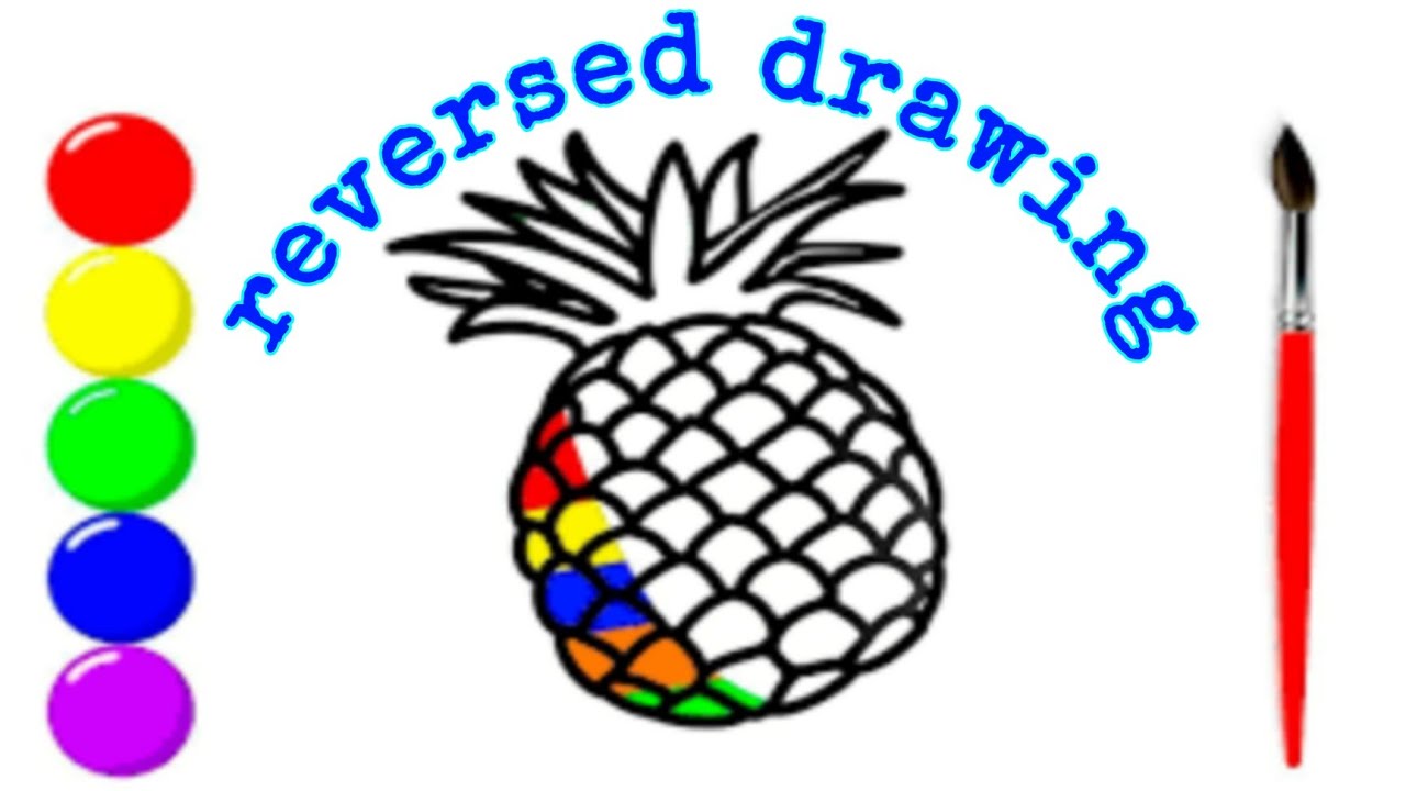 How to draw pineapple #bsod #drawing #painting #draw #art - YouTube