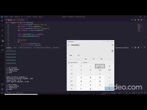 EJERCICIO JAVA SALA DE CINES - YouTube
