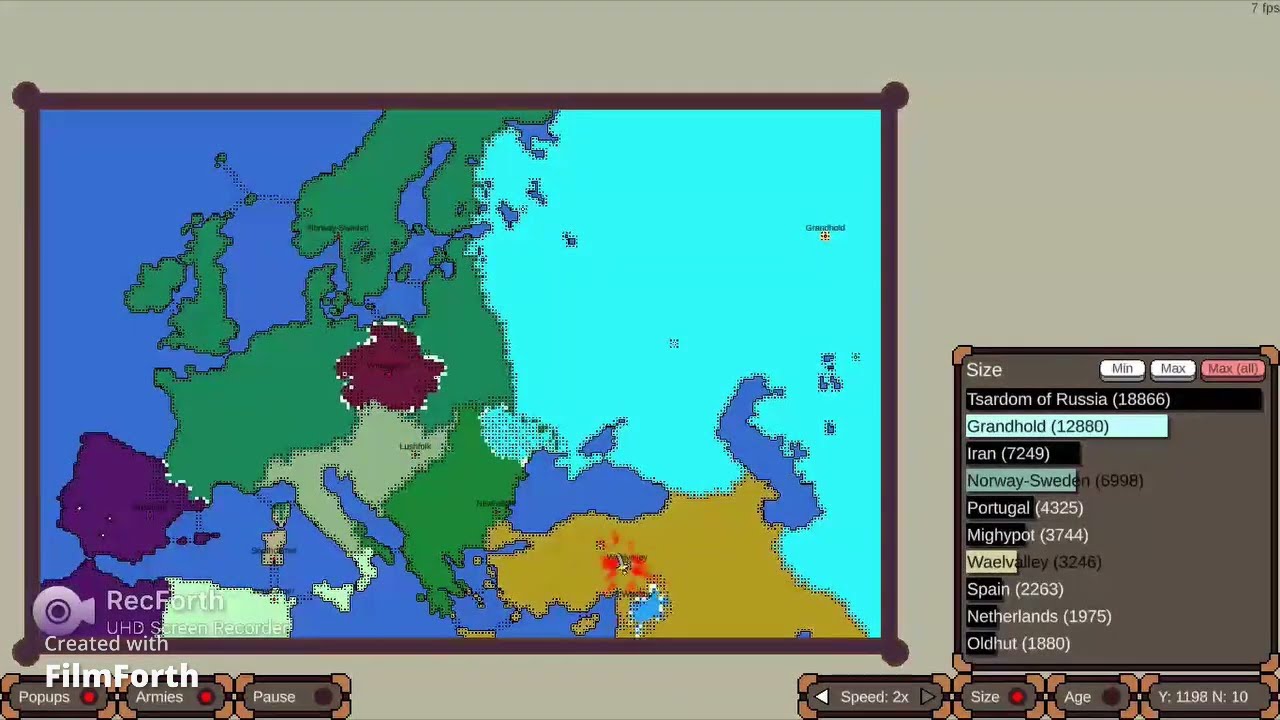Ages of Conflict World War Simulator WW1 - YouTube