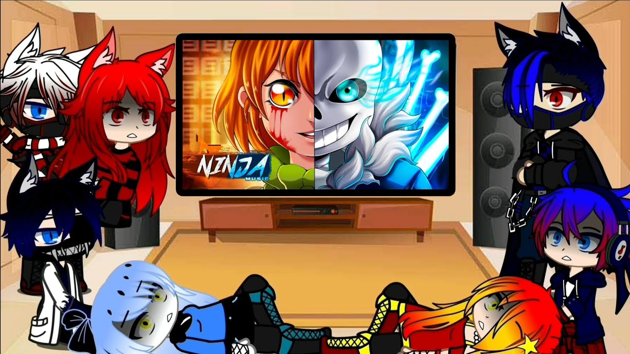 Família + Amigos Reagindo Minha Determinação | Sans e Chara (Undertale ...