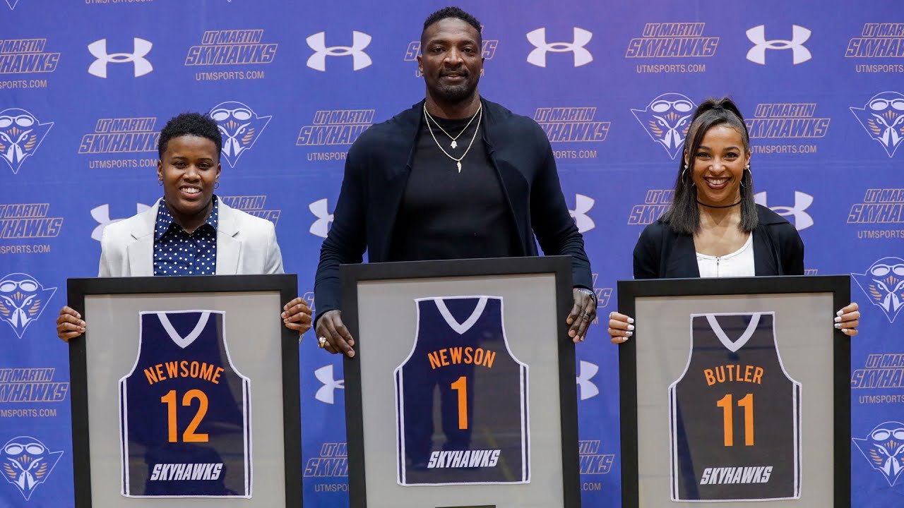 UT Martin Basketball Jersey Retirement - YouTube
