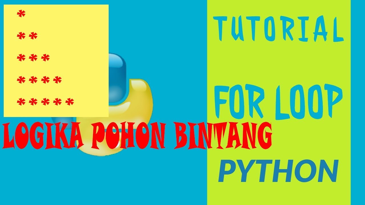 Pembahasan for loop membuat pohon bintang - YouTube
