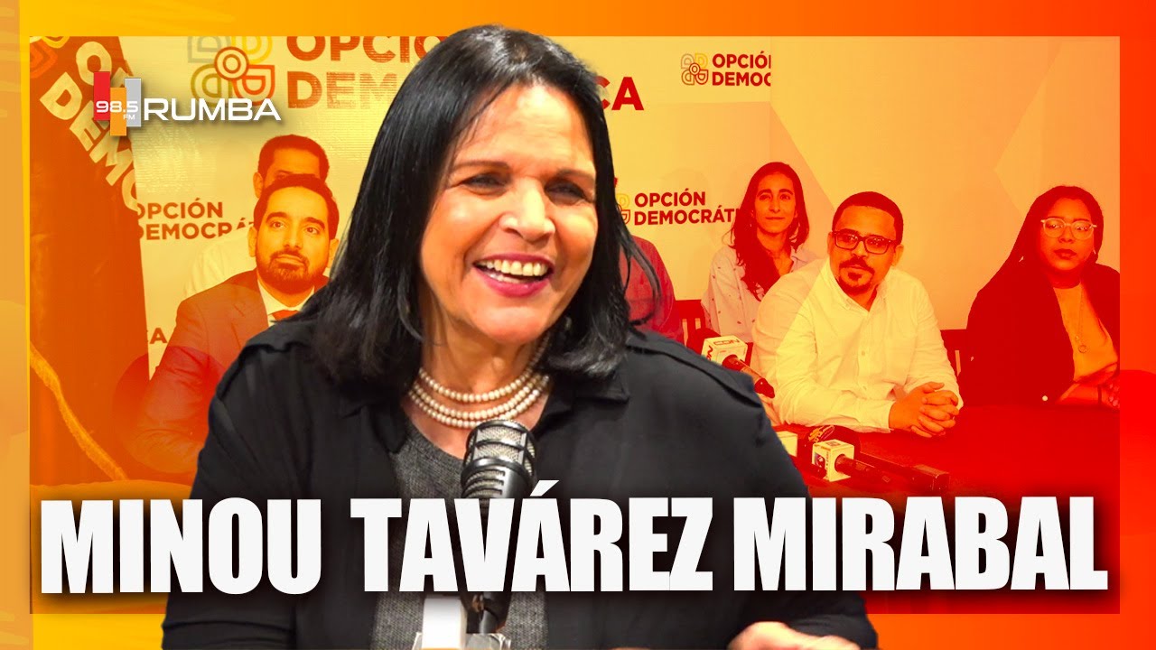 Minou Tavárez Mirabal en el Rumbo de la Tarde - YouTube