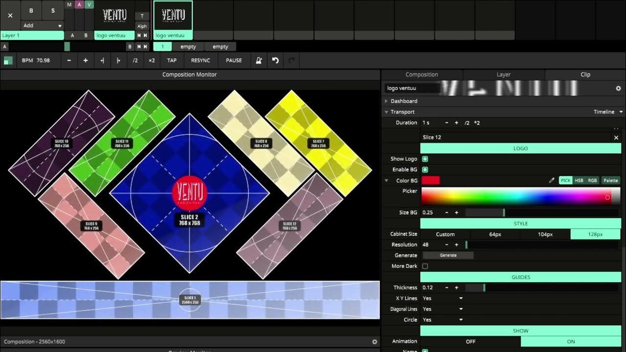 Test Pattern Generator v2.2 - Addon for Resolume Arena - YouTube