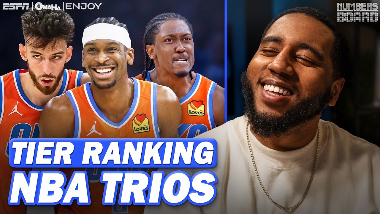 We Tier Ranked NBA Trios | Numbers On The Board - YouTube