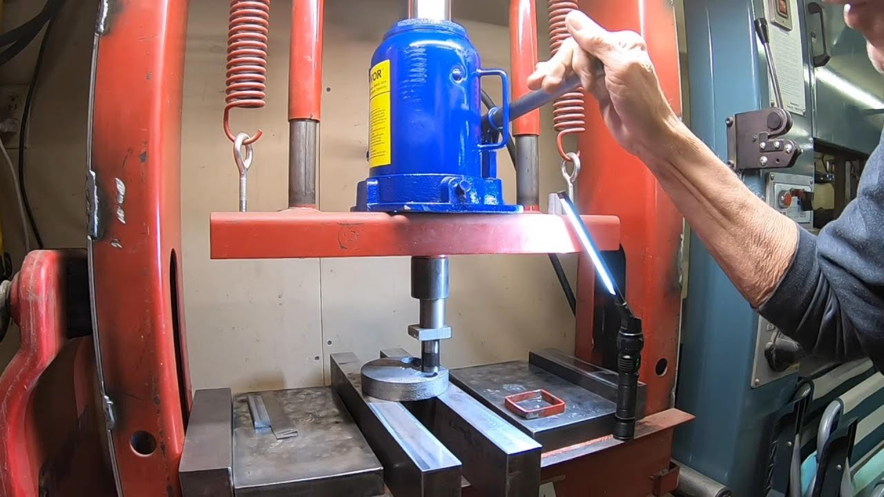 Hydraulic press modification part 2 - YouTube