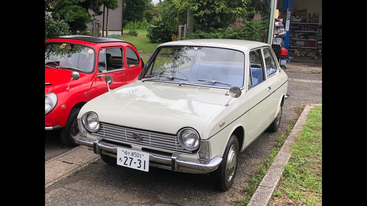 1968 Subaru 1000 / FF-1 People's car with inboard brake system - YouTube