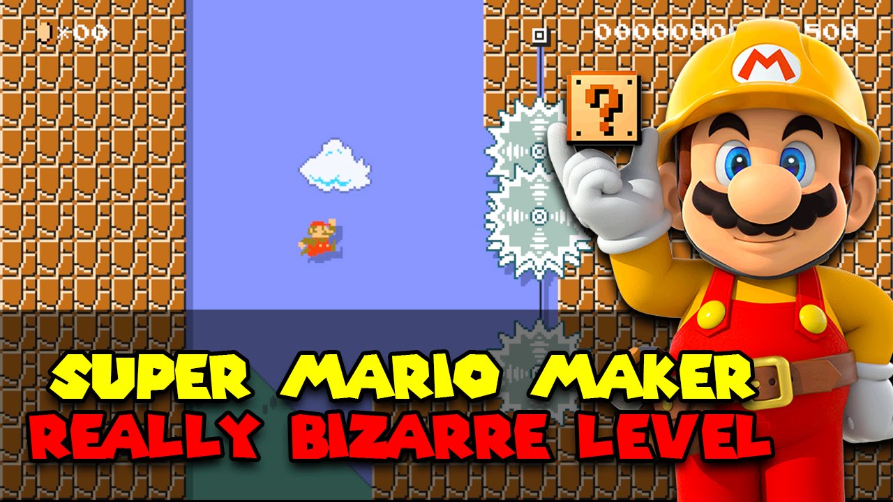 Super Mario Maker - Really Bizarre Level - YouTube