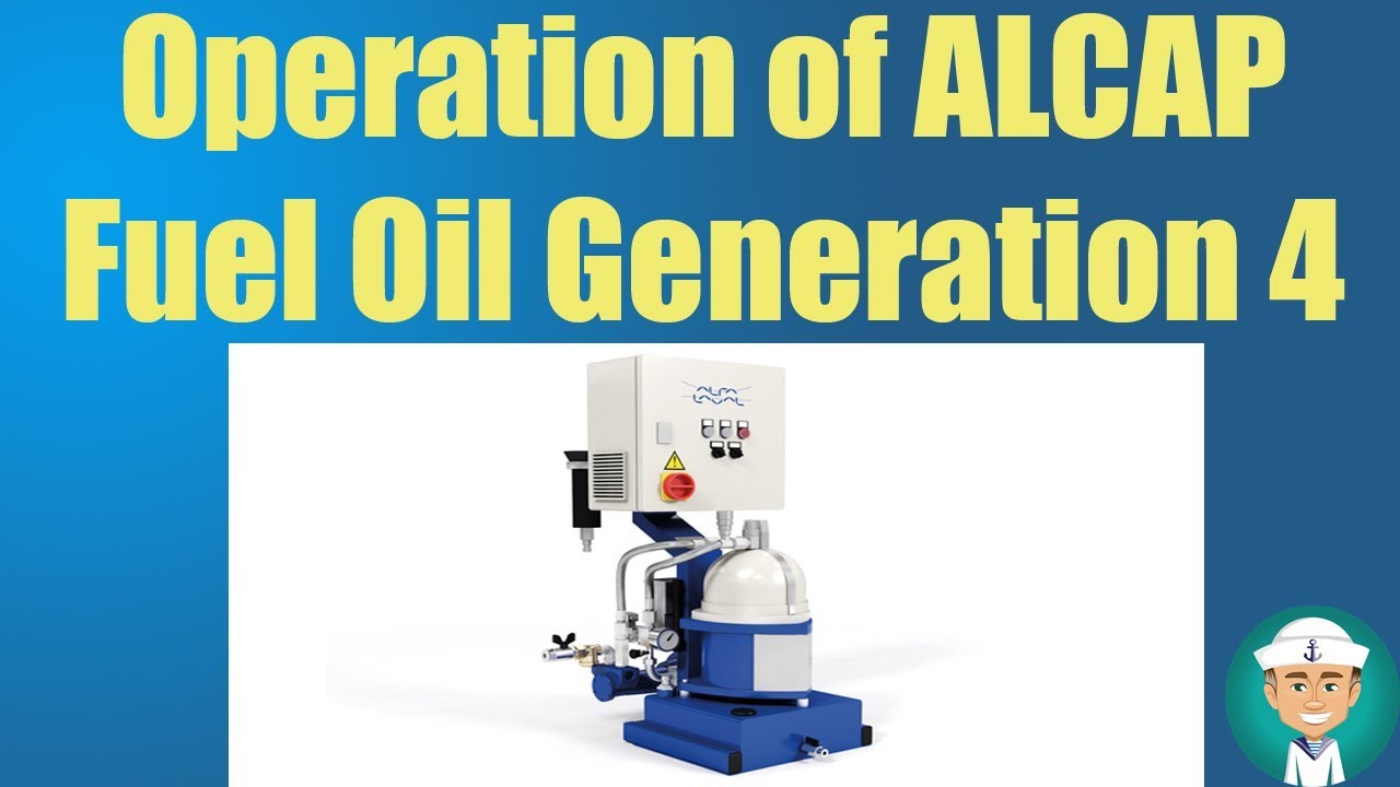 Operation of ALCAP Fuel Oil Separator Generation 4 - YouTube