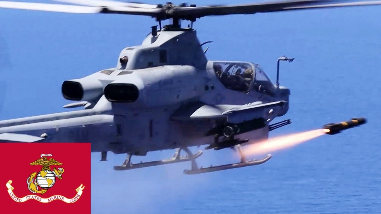 U.S. Marine Corps. Testing of the new AGM-179 JAGM missile during ...