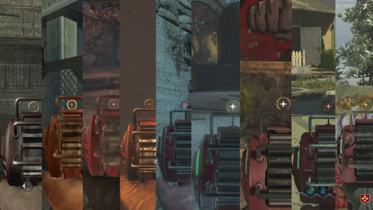 Call of Duty Zombies Ray Gun Evolution (WAW,BO1,BO2,BO3,BO4,BOCW ...