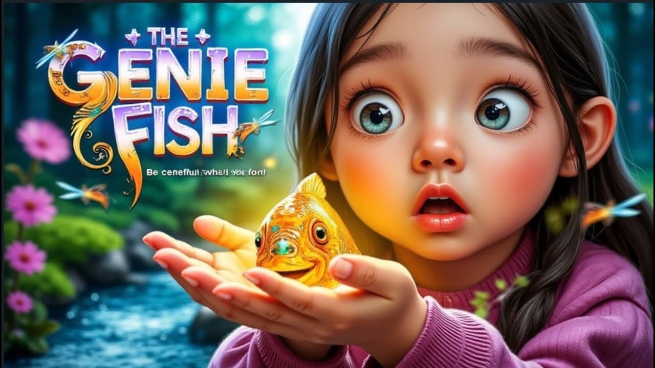 | The Genie Fish and the Wish | Fairy Tales For Kids In Urdu/hindi | # ...