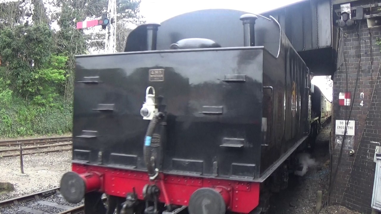 (Steam Train) 8F 48624 Arrives Sheringham NNR P1 (21/04/2017) - YouTube