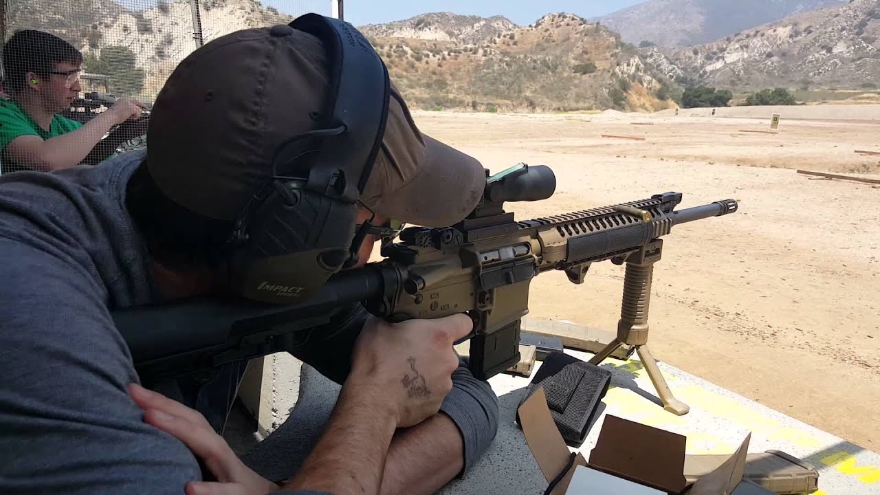 Shooting my LWRC M6A3 with new mods - YouTube