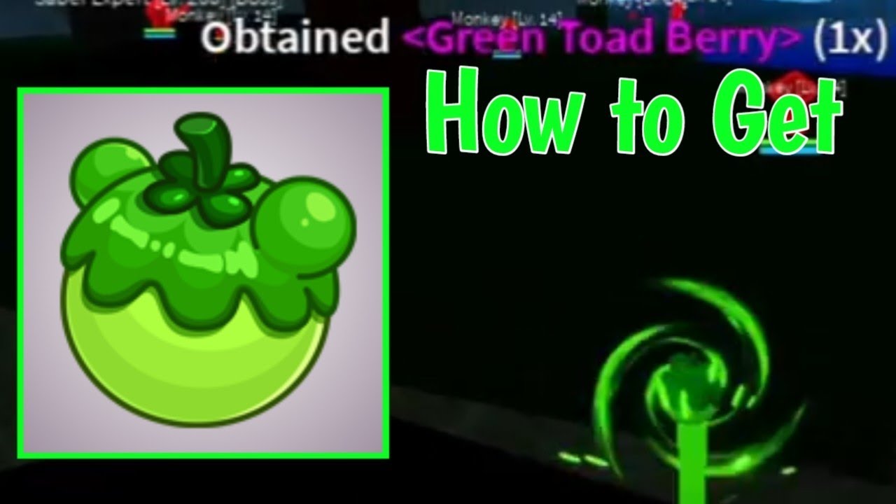 How to Get Green Toad Berry In Bloxfruits - YouTube