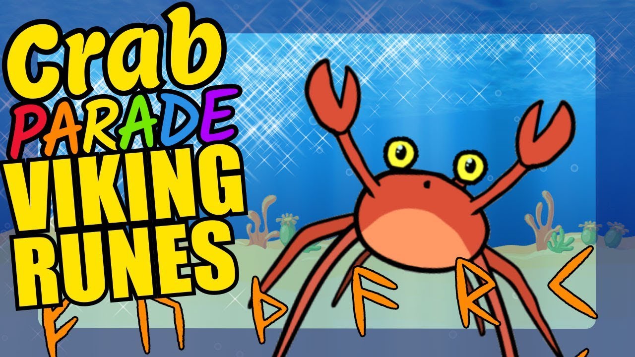 Crab Teaching the Viking Runes Futhark Alphabet Educational Video for ...