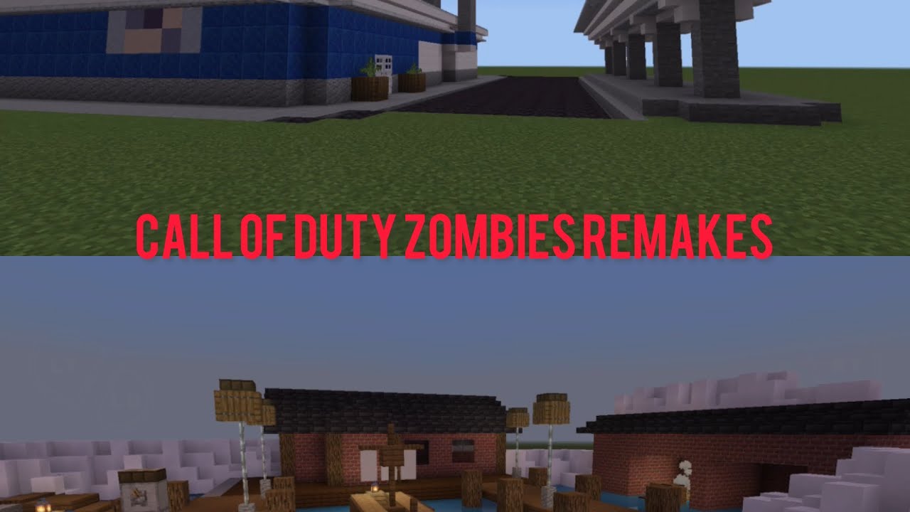 Minecraft cod zombies map remakes: Tranzit/Tag der Toten WIP - YouTube