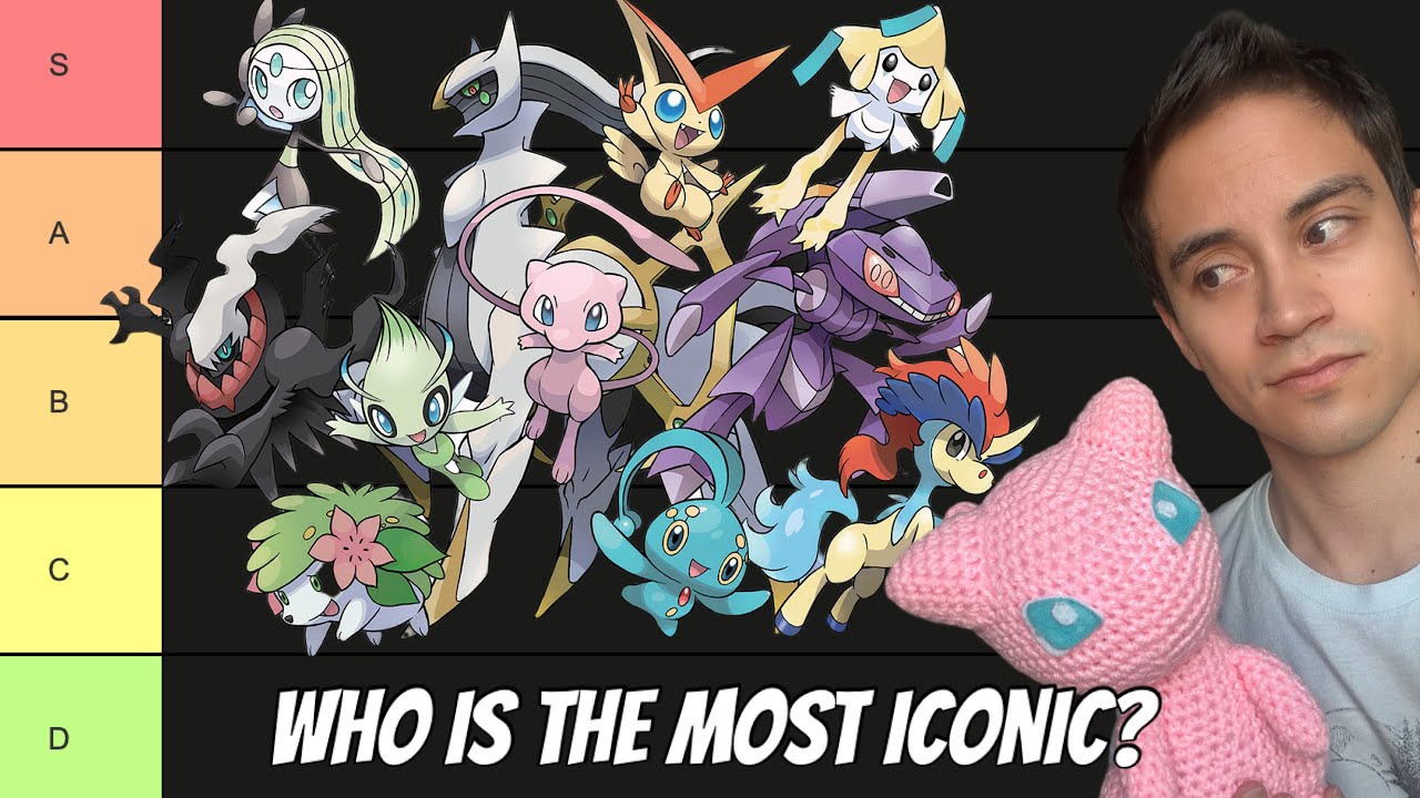 Ranking Mythical Pokémon by how ICONIC they are - YouTube
