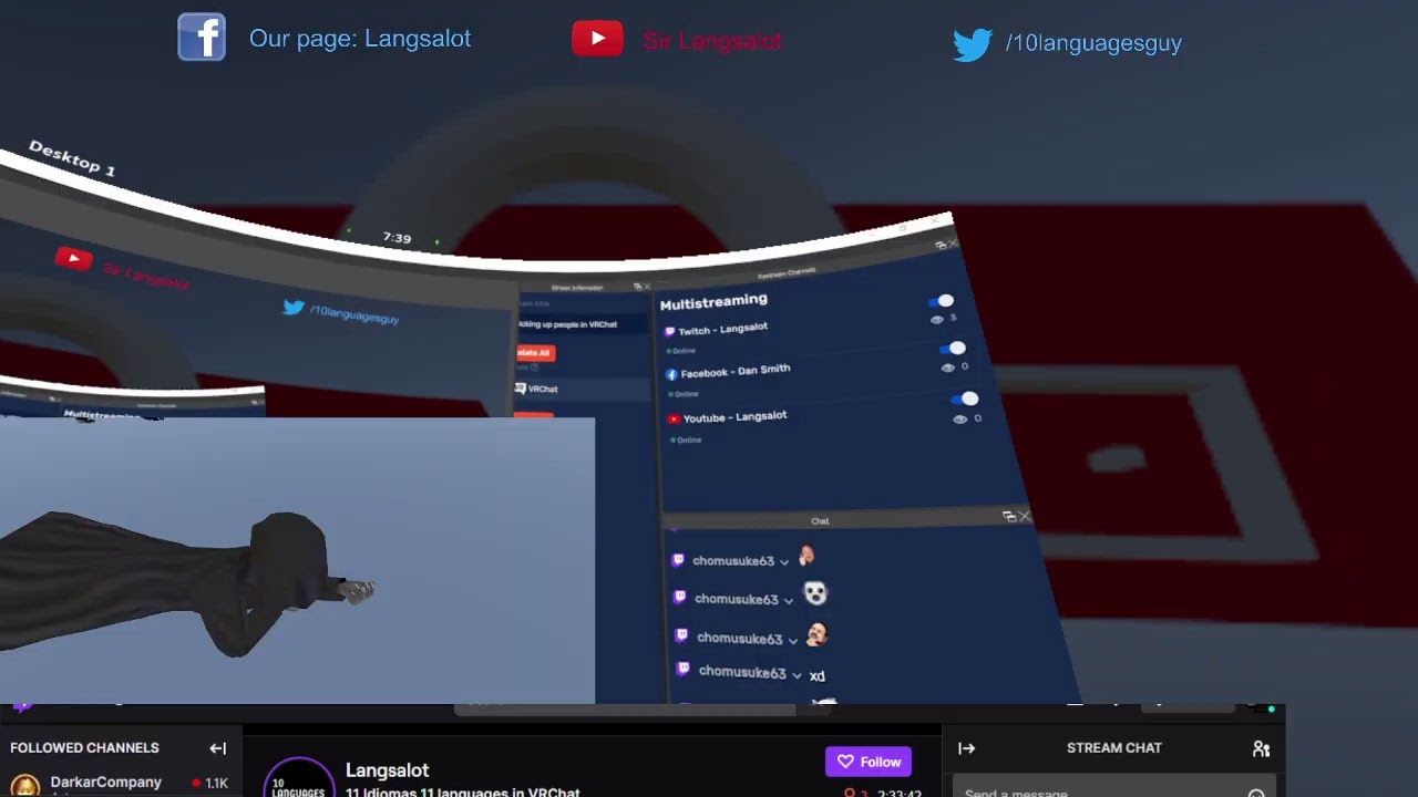 11 Idiomas 11 languages in VRChat - YouTube