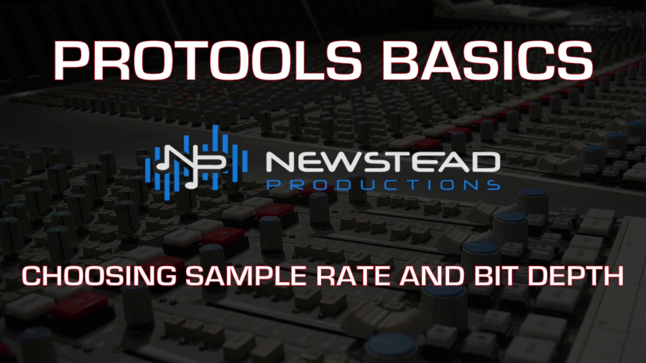 Pro Tools tutorial - Setting sample rate and bit depth - YouTube