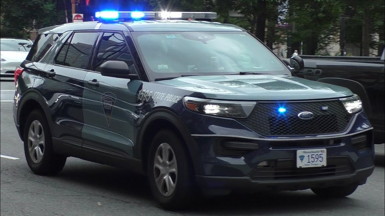 Massachusetts State Police FPIU Responding - YouTube