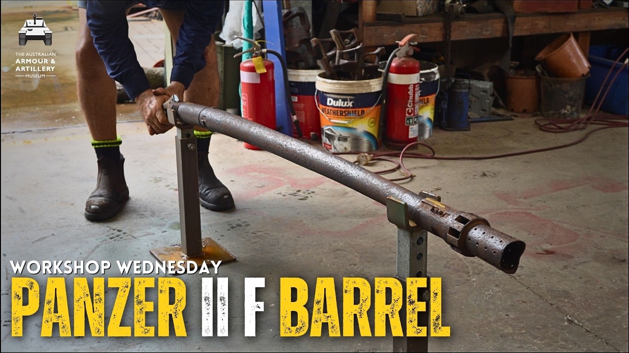 WORKSHOP WEDNESDAY: Panzer II F HATCH and BARREL repair! - YouTube