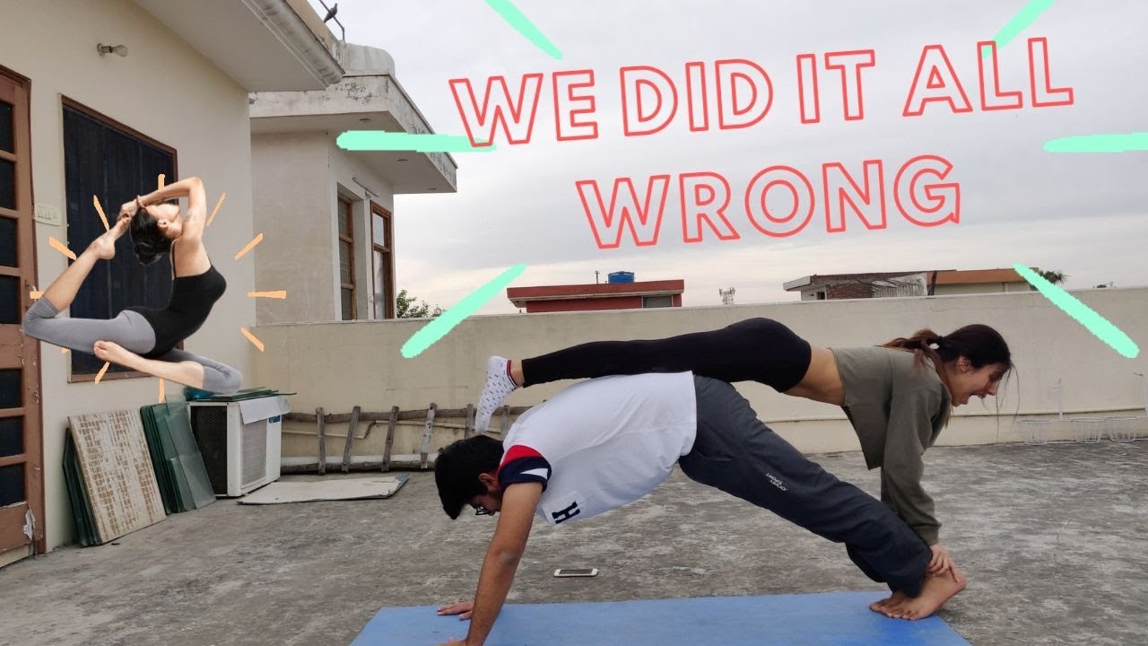 SIBLINGS YOGA CHALLENGE *EXTREME* |ADITYA ARORA| - YouTube