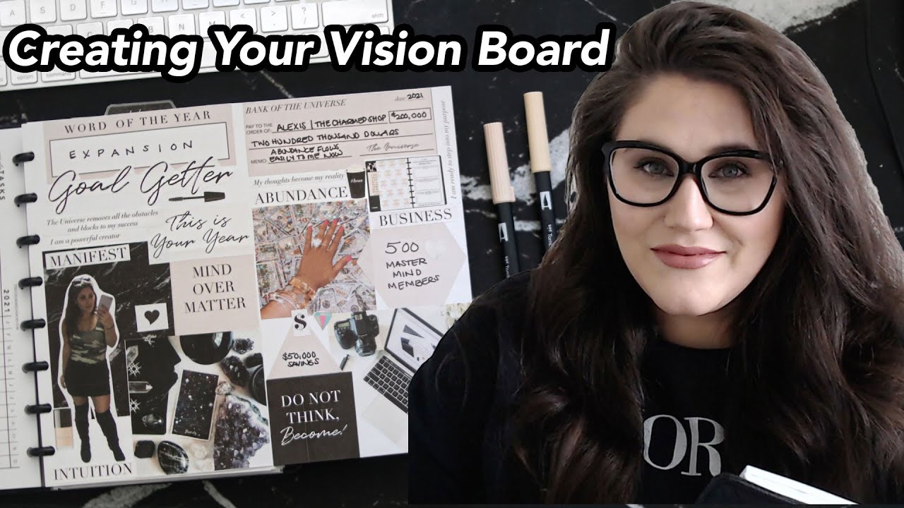 Creating Your Vision Board | How to Stay Productivity + Organized in ...