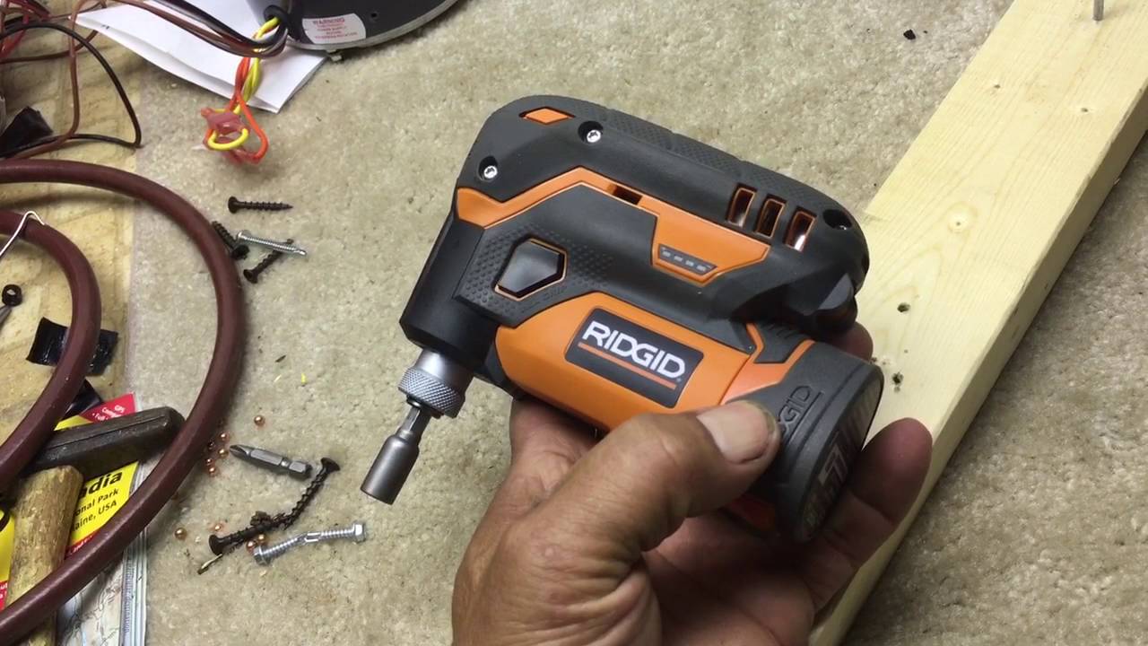 12V Palm Impact Screwdriver Kit - YouTube