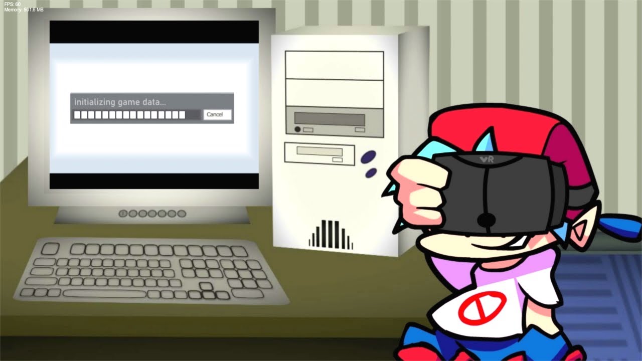 FNF | Bf Plays On Vr | Server Side Scuffle - YouTube