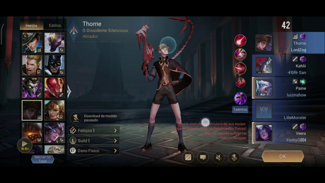 AOV : THORNE GAMEPLAY | PRO BUILD - ARENA OF VALOR - YouTube
