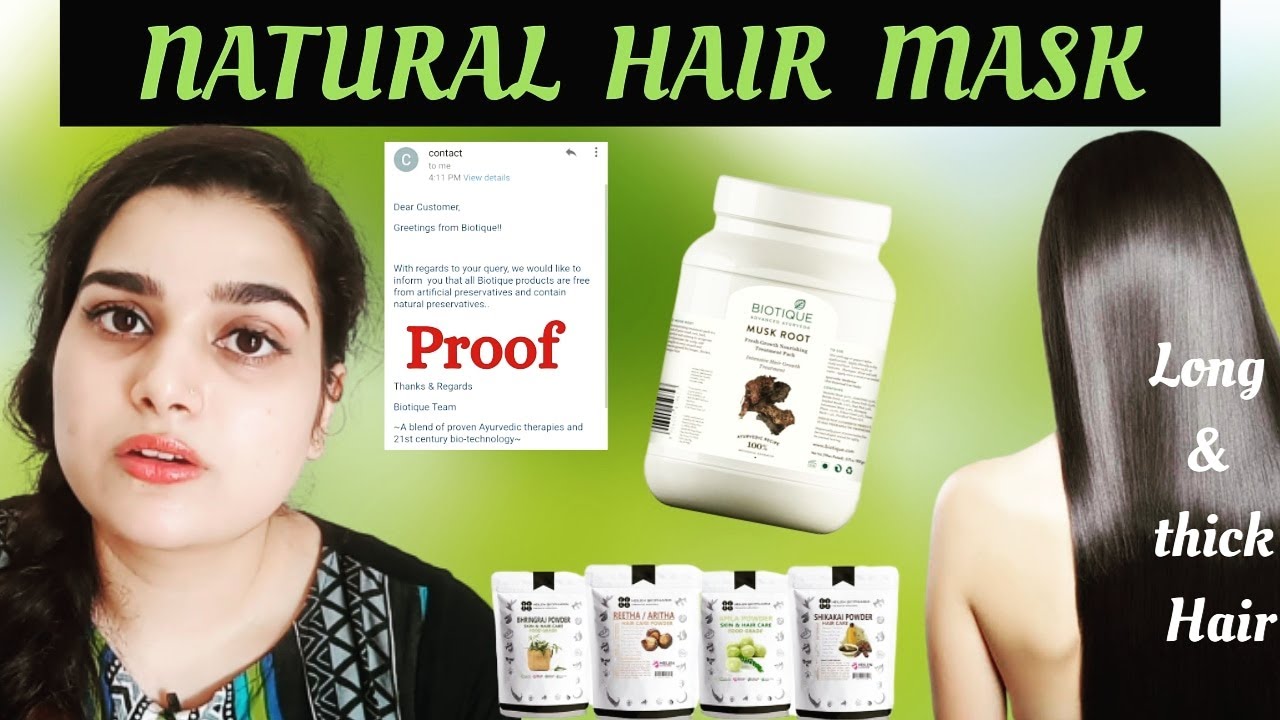HAIR MASK for hair growth | Divya Soni - YouTube