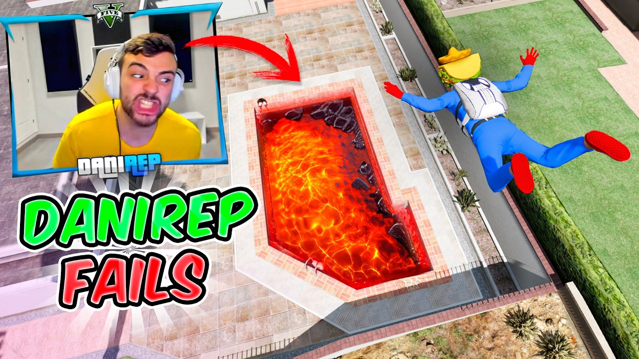 Los MEJORES FAILS de DANIREP en GTA 5 ONLINE - YouTube