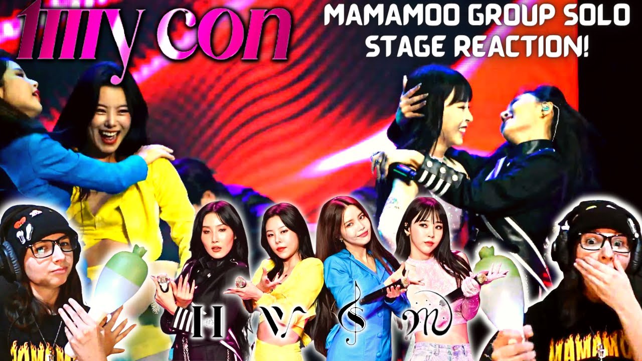 ARMYMOO Reacts to [마마무] MAMAMOO Solo Cover Stages @ MYCON Concert For The First Time! 💙🖤🫢💛💖 ...